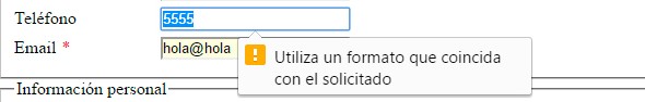 Validación de formularios en HTML5 - Guidacode